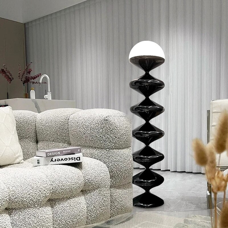 Mid Century / Bauhaus Inspired Wavy Table & Floor LED Lamps – Peppery Home