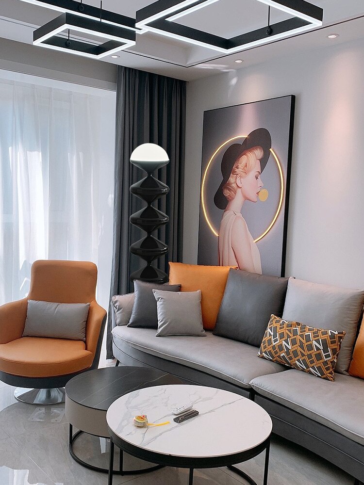 Mid Century / Bauhaus Inspired Wavy Table & Floor LED Lamps – Peppery Home