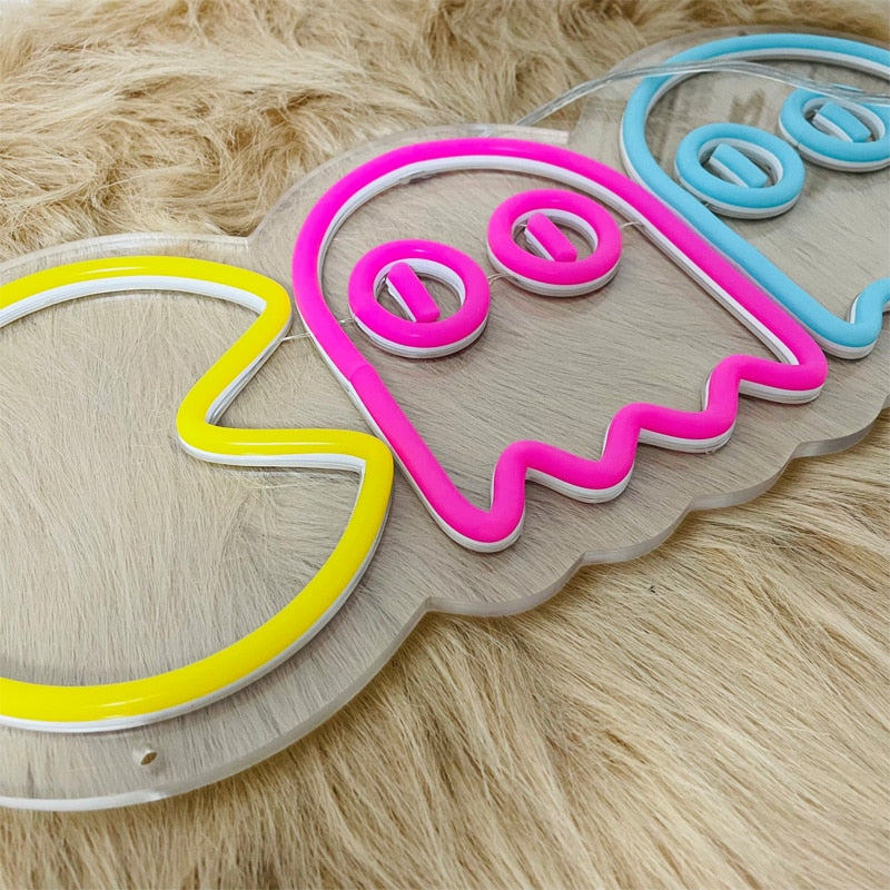 Pac-Man LED Neon Sign – Peppery Home