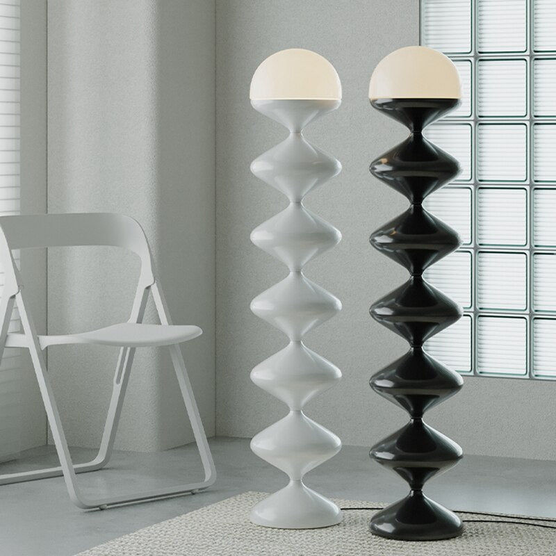 Mid Century / Bauhaus Inspired Wavy Table & Floor LED Lamps – Peppery Home